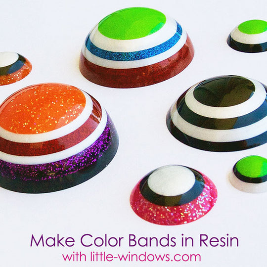 Cast Color Bands in Resin with this Technique Tutorial – Little Windows ...