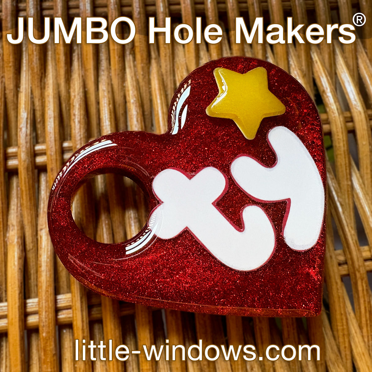 JUMBO Hole Makers for resin, clay, wax or soap - holes w/out drilling ...