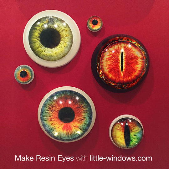 Making Cast Resin Eyes for costumes, jewelry, and more - 3 techniques ...