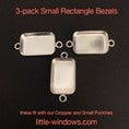 Small Silver-Plated Bezels for Resin Jewelry (3-pack and 6-pack ...