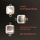 Small Silver-Plated Bezels for Resin Jewelry (3-pack and 6-pack ...