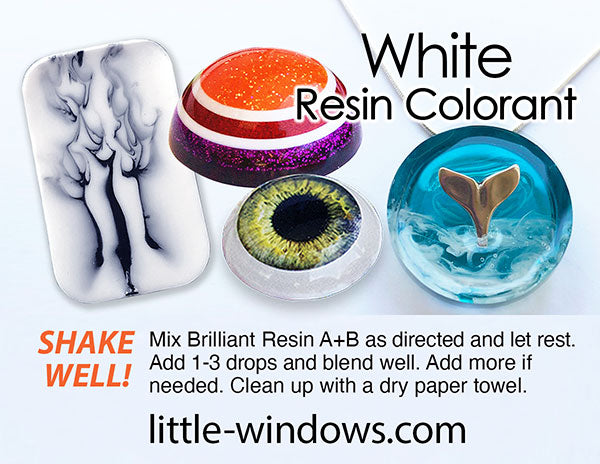 White Resin Colorant – Little Windows Brilliant Resin and Supplies